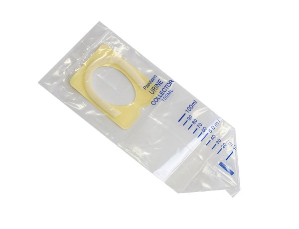 Pediatric urine collection bag