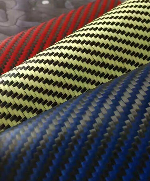 carbon-kevlar hybrid fabric|carbon-aramid mixed cloth|3k carbon fiber ...