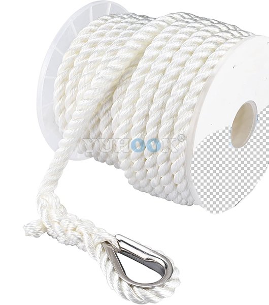 PES.ROPE06-3 Polyester 3 Strand Twisted Anchor Line