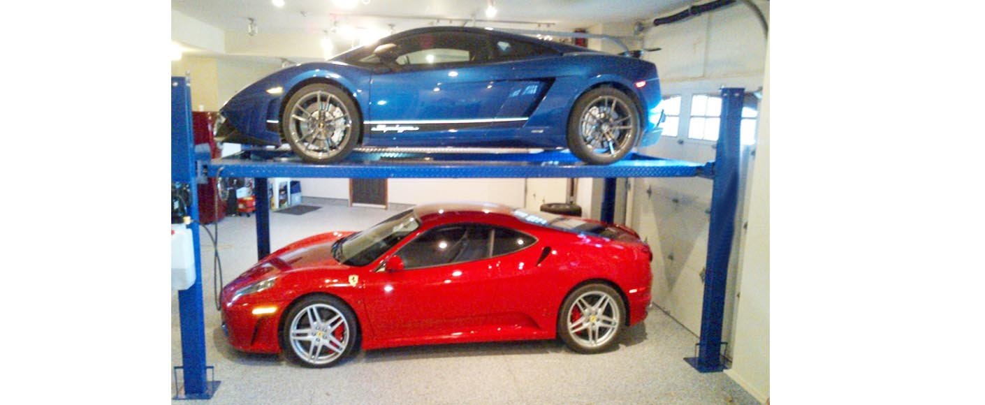 Four Post Parking Lift_Car Parking Lift_Car Lift for Garage Storage