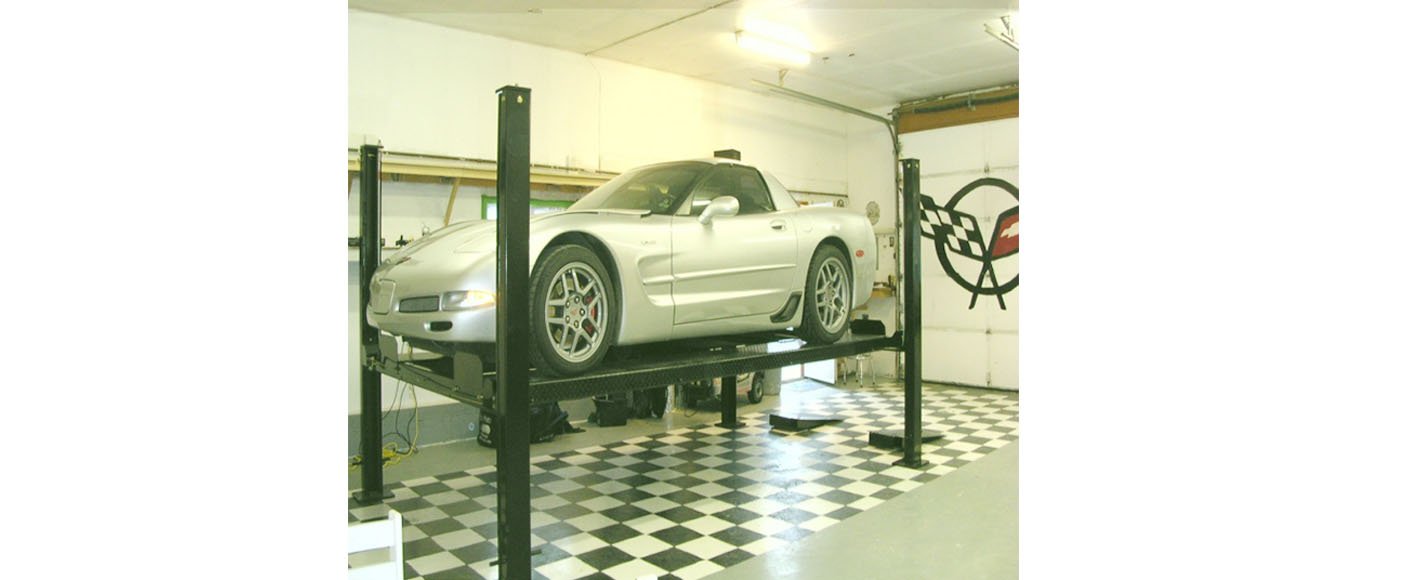 Four Post Parking Lift_Car Parking Lift_Car Lift for Garage Storage