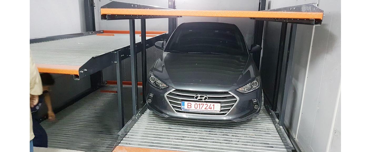 Pit Parking_Pit Car Stacker_Basement Car Park_Underground Parking lift