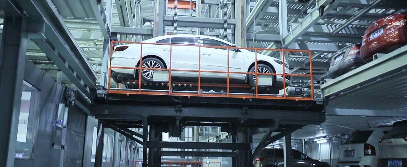 Automated Parking System_Parking Tower_Rack & Rail_Robotic Parking