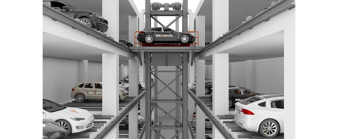 Shelf Parking System_Shaft Parking System_Stack Parking System