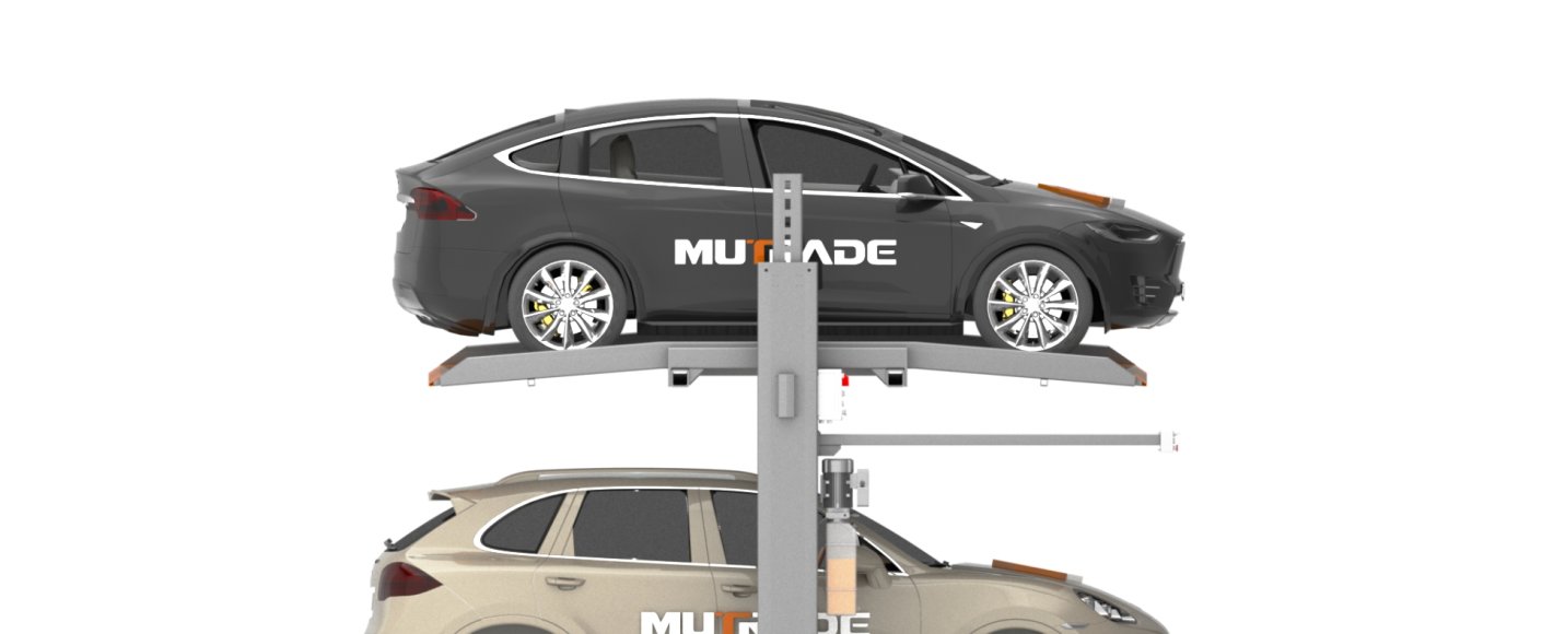 Single Post Parking Lift_Vertical Parking_Car lift for garage storage